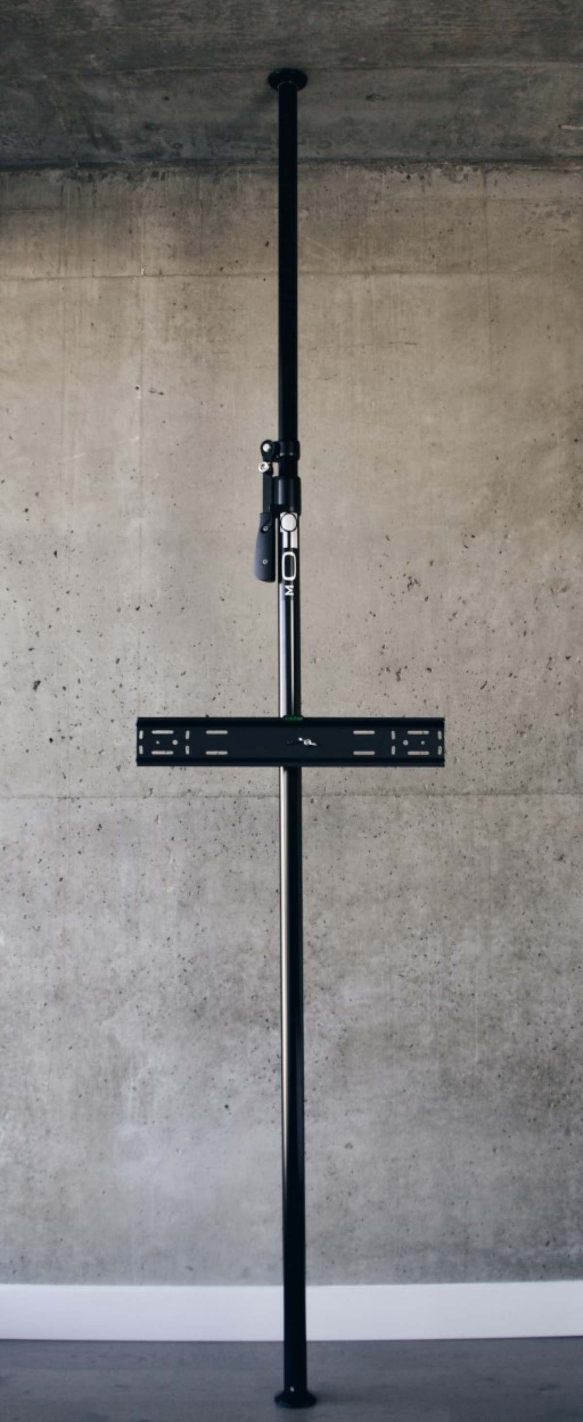 MOFO Pole | Modern TV Stand System.Floor to ceiling TV mount stand.